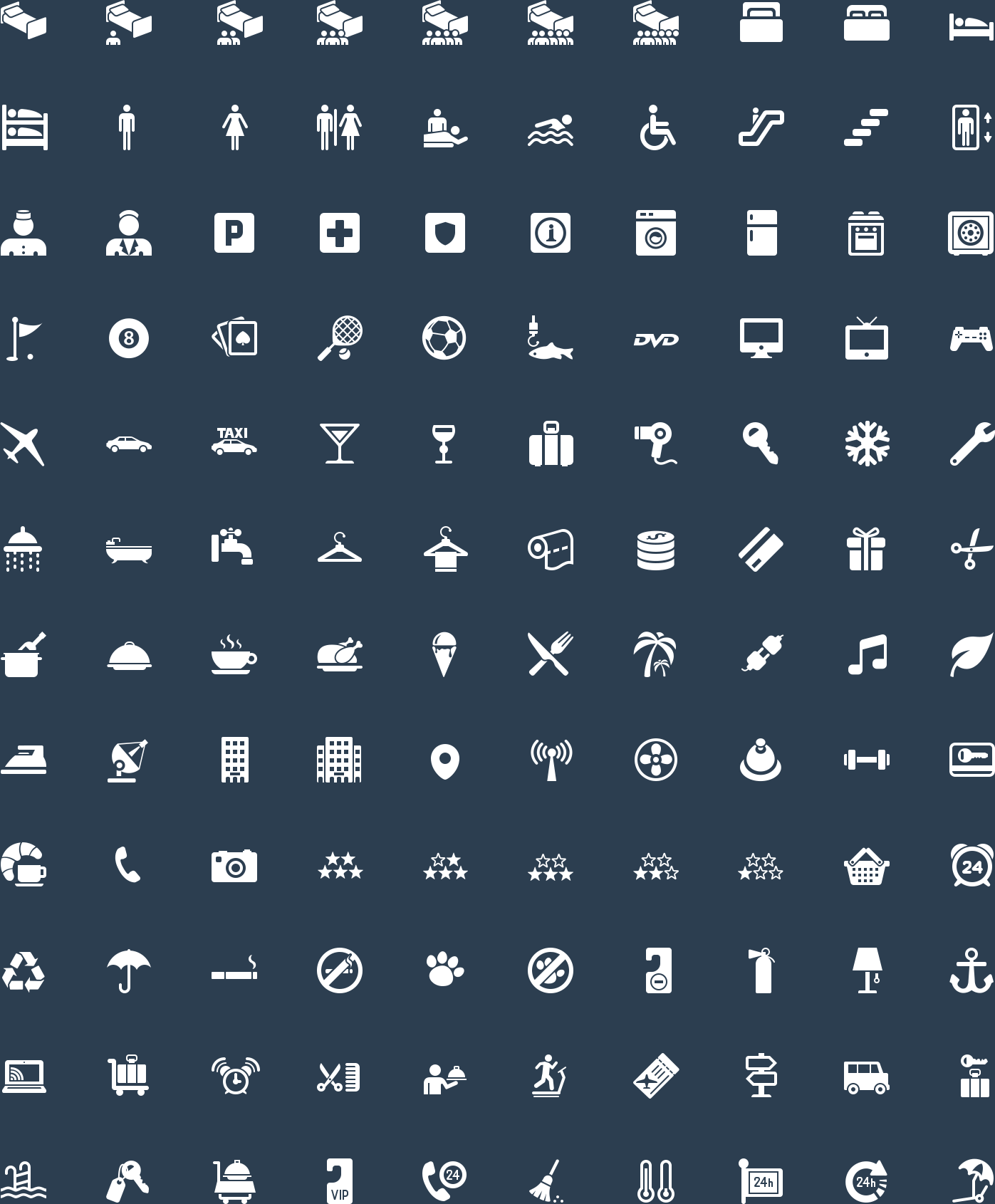Squid Ink Professional Web Icons » 2,000 Glyph Icons