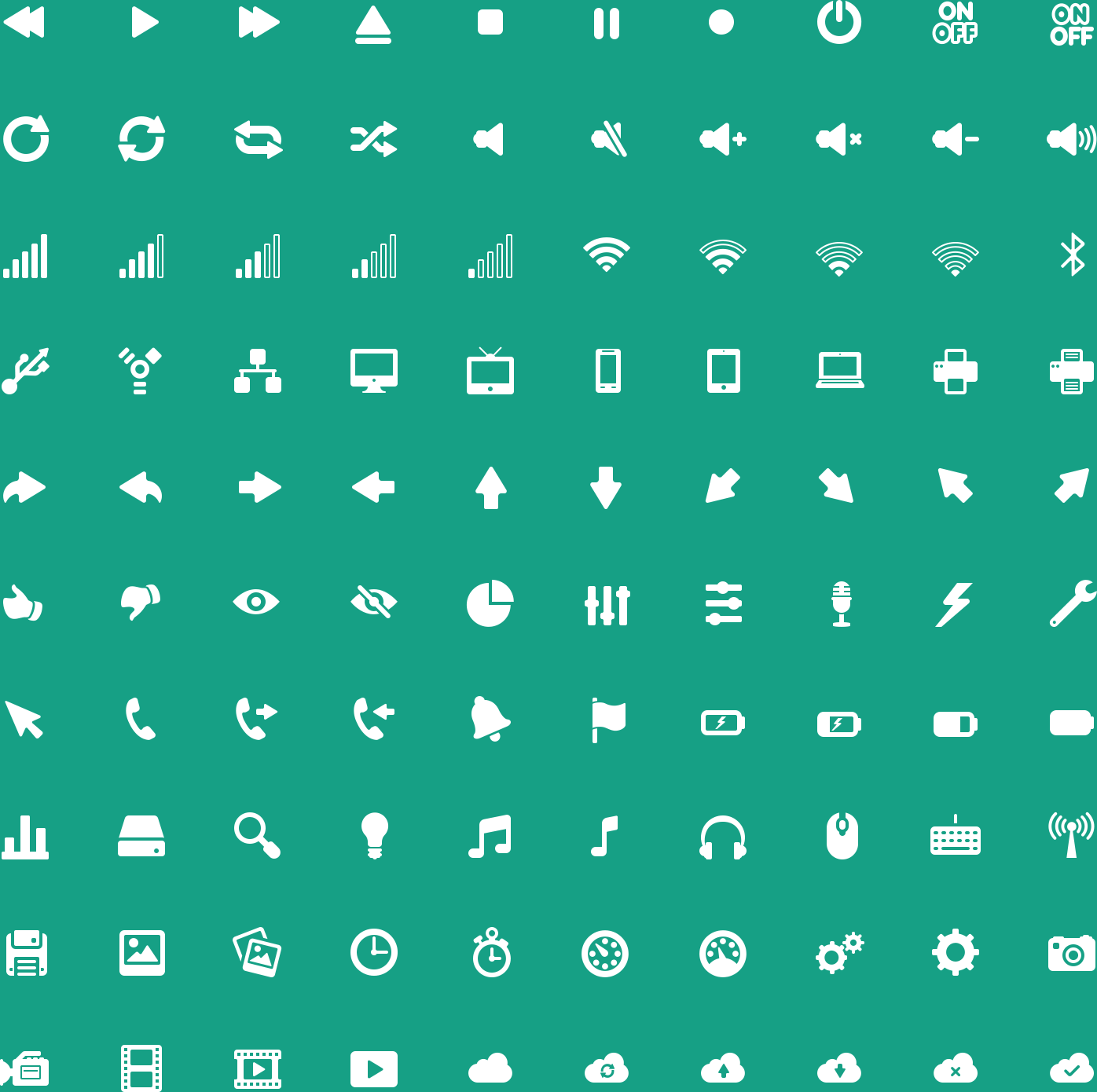 Squid Ink Professional Web Icons » 2,000 Glyph Icons